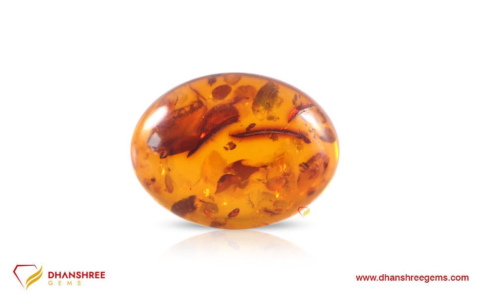 Buy Natural Amber Gemstone Online at Best Prices | DhanshreeGems.com