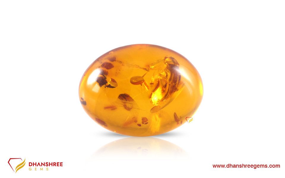 Buy Natural Amber Gemstone Online at Best Prices | DhanshreeGems.com