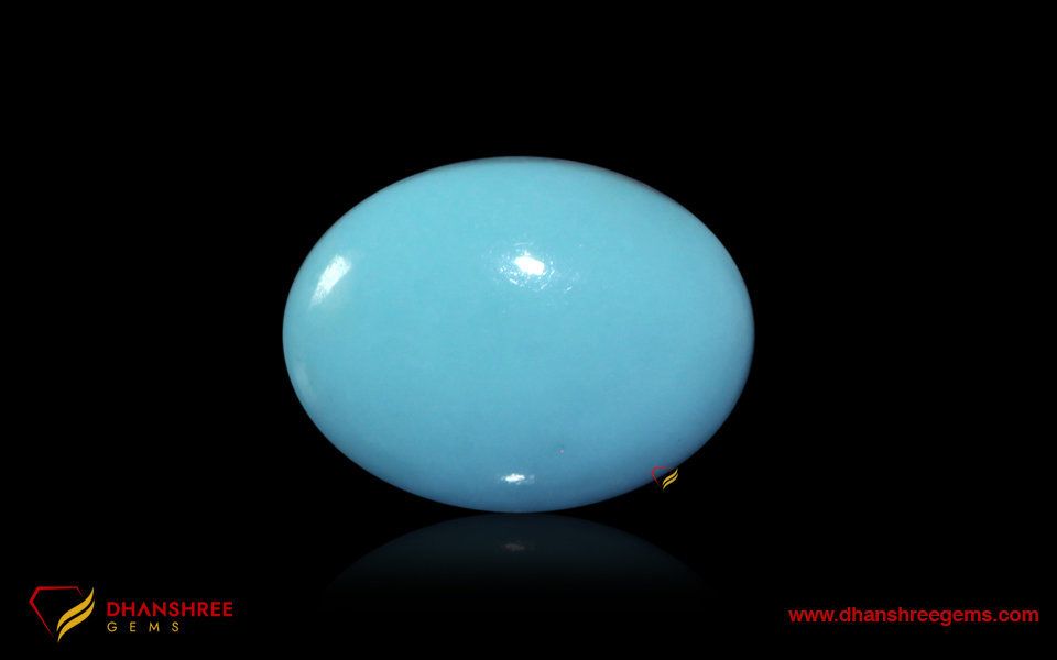 Buy Natural Certified Turquoise (Firoza) Stone Online | Dhanshree Gems